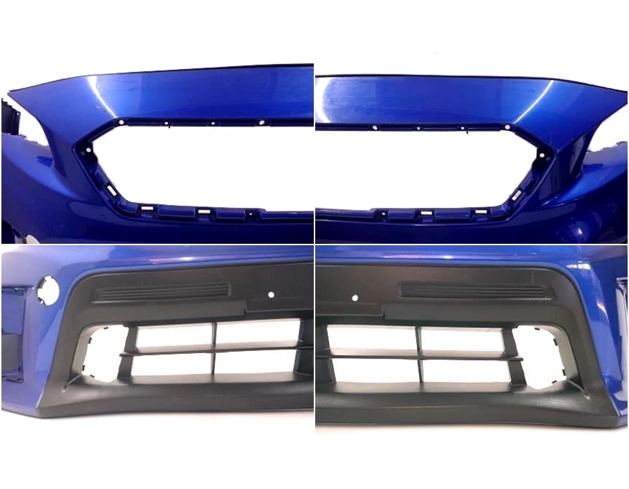 Yahoo!オークション - 後期 純正 フロントバンパー WRブルー K7X VAB W...