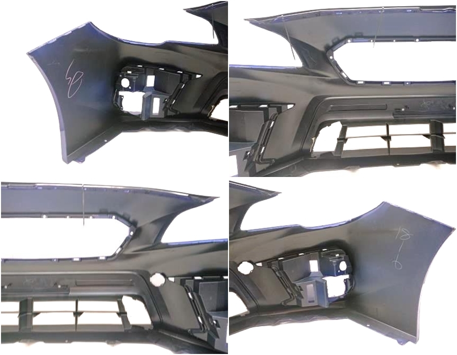 Yahoo!オークション - 後期 純正 フロントバンパー WRブルー K7X VAB W...