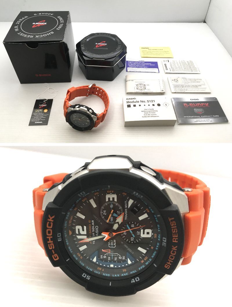 Yahoo!オークション - CASIO G-SHOCK スカイコックピット GW-3000M 512...