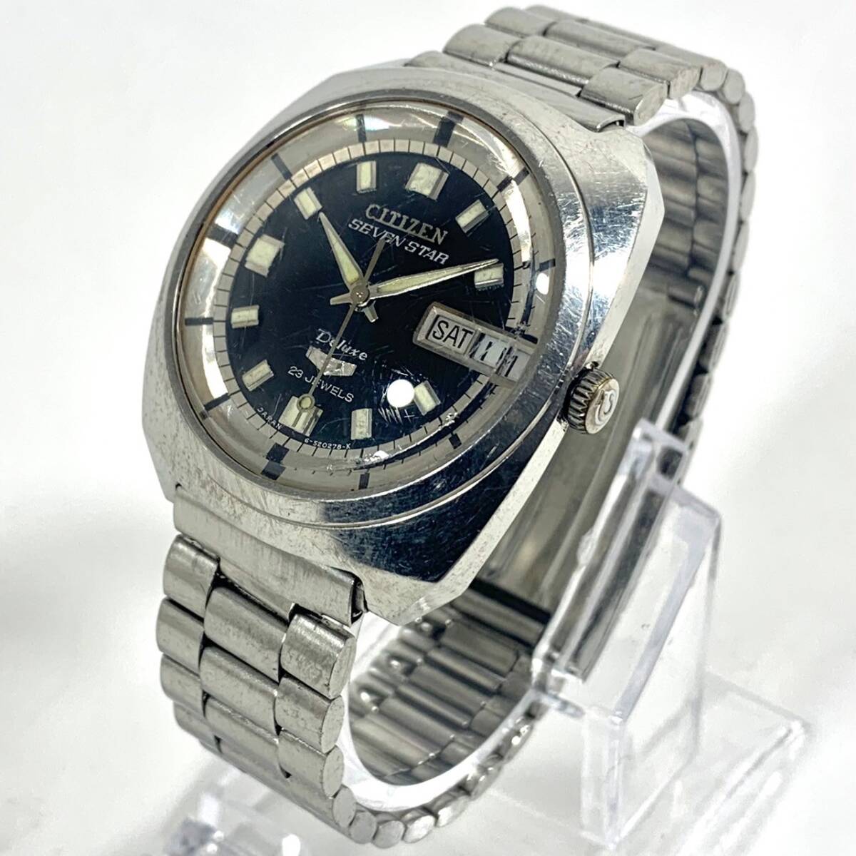 Yahoo!オークション - CITIZEN SEVEN STAR Deluxe 7 動作OK 4-520238 2...