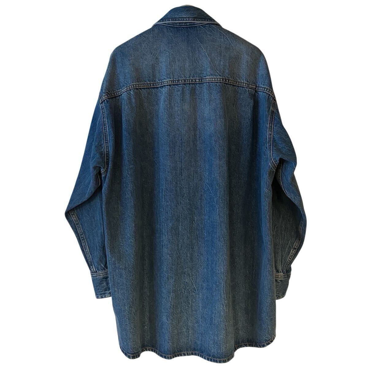 THE ROW Frannie Shirt オーバーサイズデニムシャツ サイズXS THE ROW Frannie Shirt オーバーサイズデニムシャツ サイズXS