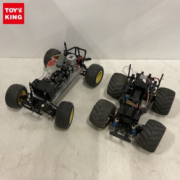 Yahoo!オークション - 1円〜 訳あり ジャンク 電動RC シャーシ タイヤ ...