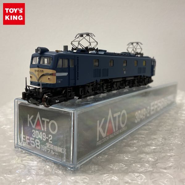 Yahoo!オークション - 1円〜 動作確認済 KATO Nゲージ 3049-2 EF58 150...
