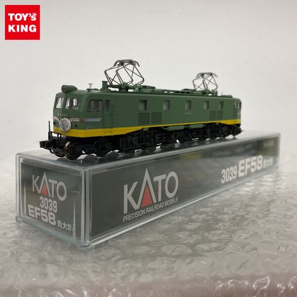Yahoo!オークション - 1円〜 動作確認済 KATO Nゲージ 3039 EF58 青大...