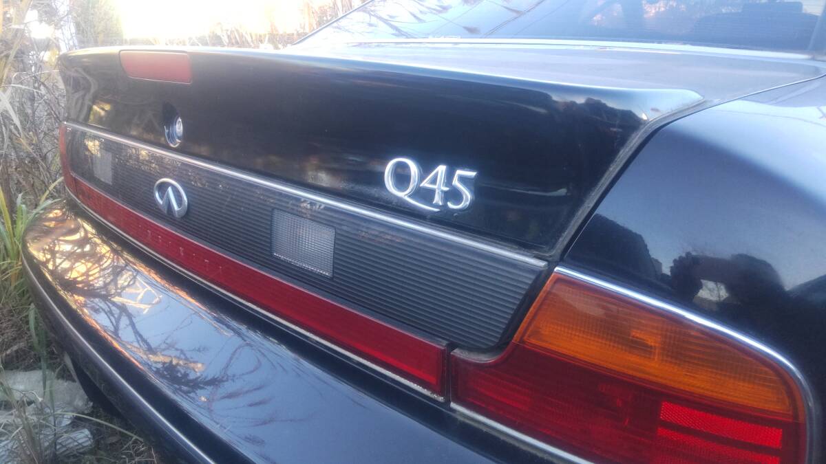 Yahoo!オークション - Q45 g50 インフィニティ 純正 リアウイング トラ...