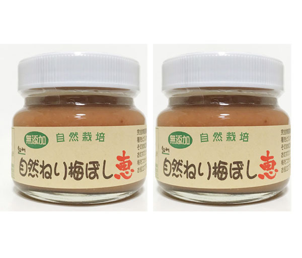 Yahoo!オークション - ねり梅干し「恵」300g(150gX2個) 無肥料・無農...