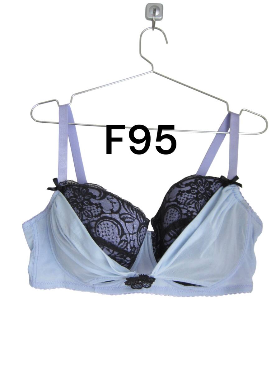 Yahoo!オークション - 即決 新品 【F95】 ブラジャー パープル×ブルー...