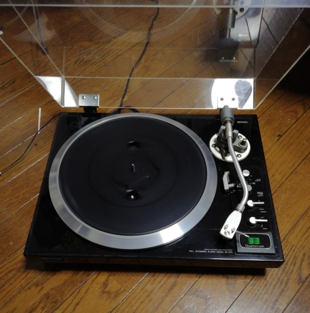 Yahoo!オークション - AUREX SR-Q75 レコードプレーヤー ジャンク 部品...