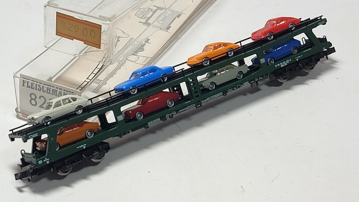 Yahoo!オークション - FLEISCHMANN 8285 自動車運搬車 西ドイツ国鉄 ミ...
