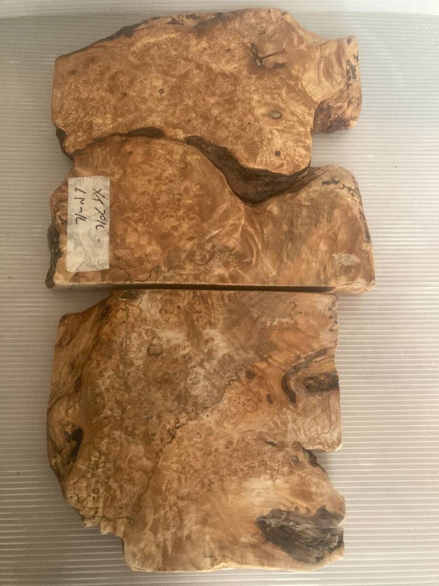 Yahoo!オークション - メイプル 瘤材 瘤杢 スポルテッド2枚1組