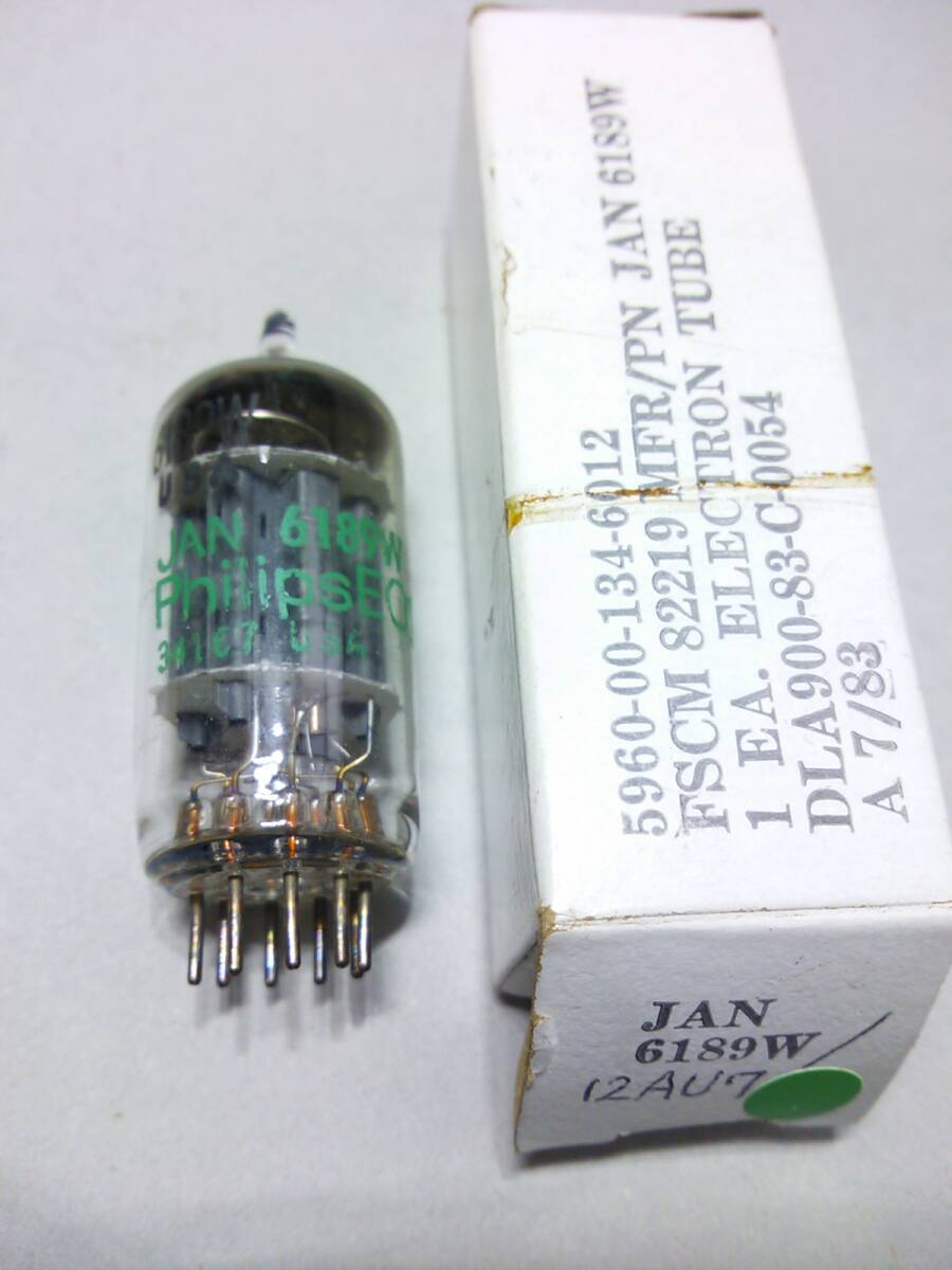 Yahoo!オークション - JAN 6189W(12AU7) Phillps 元箱入り真空管 新品