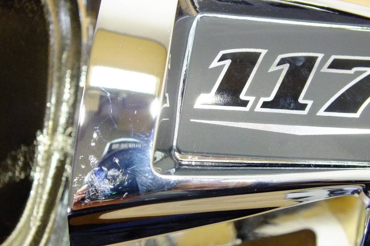 Yahoo!オークション - ハーレー 純正 117 エアクリーナー クローム 中...