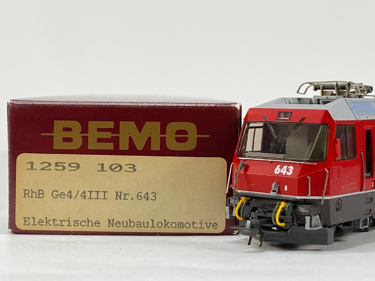 Yahoo!オークション - 6-160 HOm BEMO 12mm HOナロー RhB Ge4/4III ...