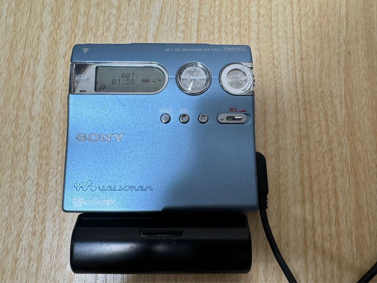 SONY MZ-N910 L MDウォークマン (ブルー) - ポータブルプレーヤー SONY MZ-N910 L MDウォークマン (ブルー) - ポータブルプレーヤー
