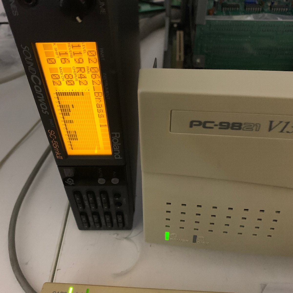 Yahoo!オークション - L689 Roland MPU-PC98Ⅱ MIDIインターフェイスボ...