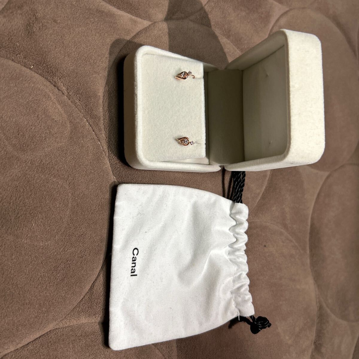 Yahoo!オークション - Canal 4℃ K10ピンクゴールドイヤリング (151836...