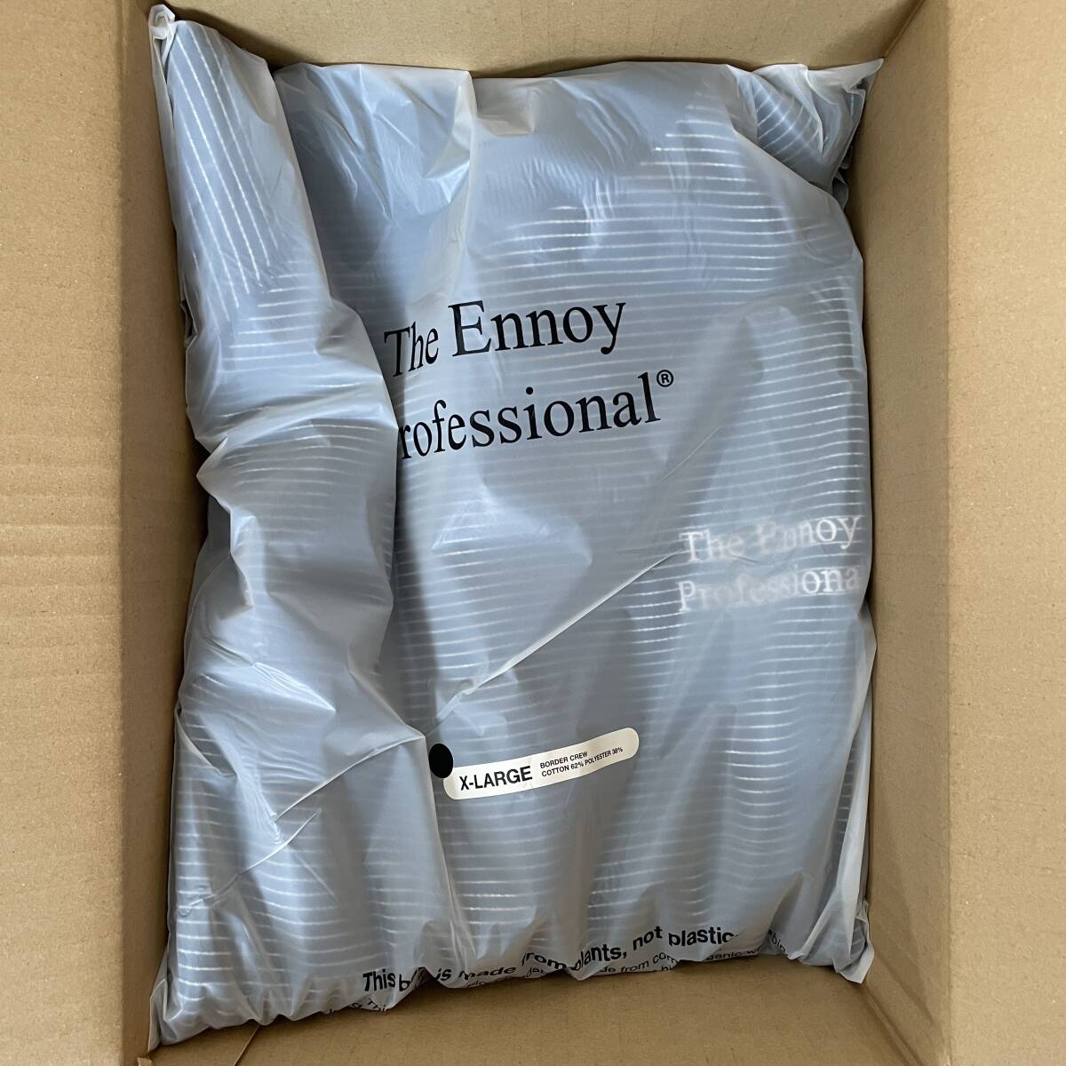 Yahoo!オークション - サイズ XL Ennoy BORDER CREW NECK SWEAT エン...