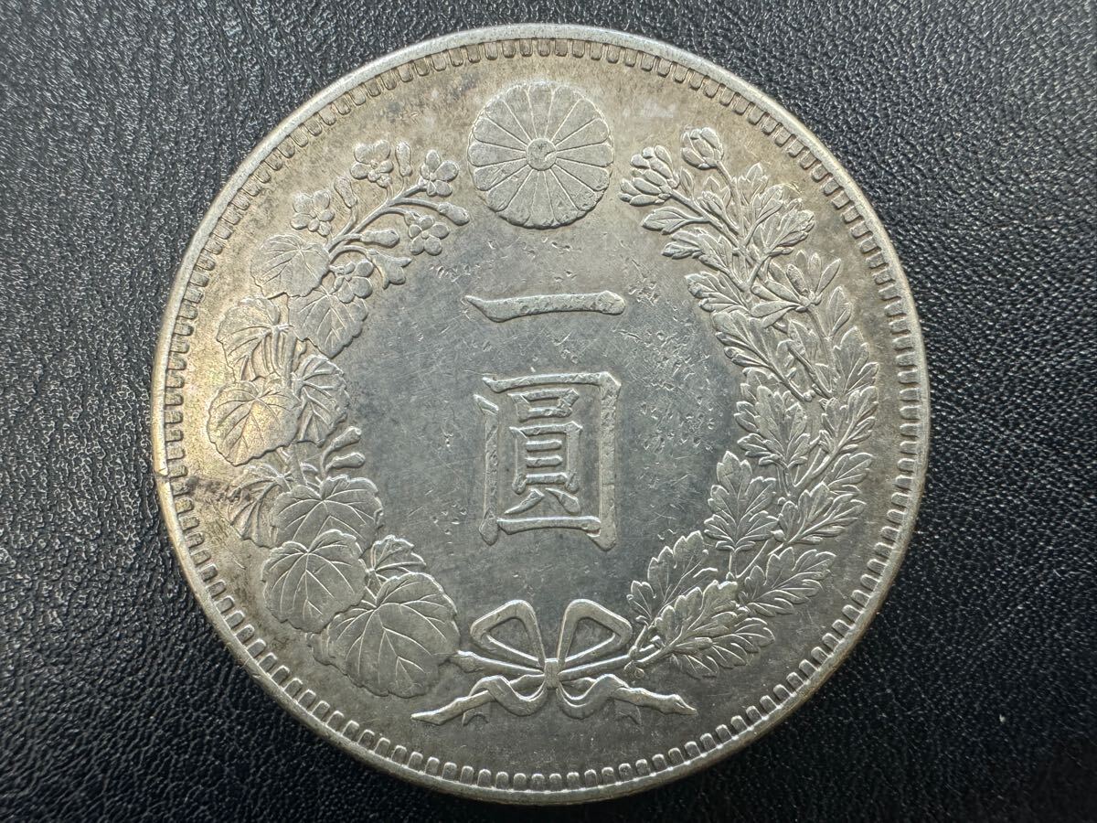 Yahoo!オークション - 一圓銀貨 古銭 一圓 アンティーク 明治36年 26....