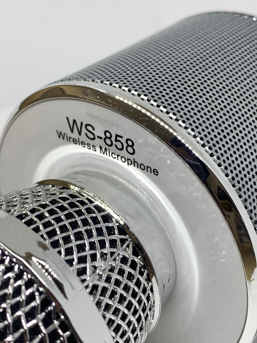 2個セット WS-858 カラオケ マイク Bluetooth シルバー USB スピーカー 充電式 ワイヤレスマイク(カラオケ機器)｜売買されたオークション情報、yahooの商品情報を ...