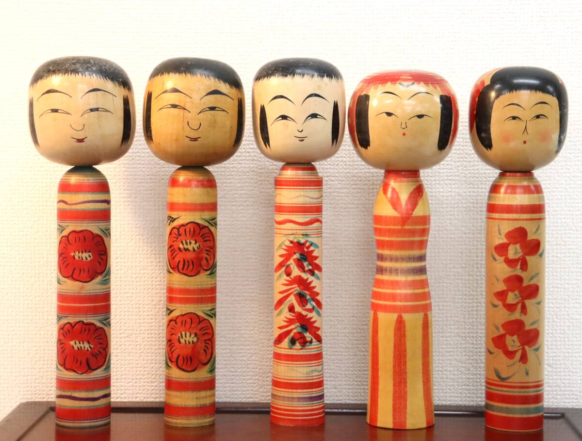 Yahoo!オークション - R077-③ こけし 計20体 まとめ/セット 在銘/銘有 ...