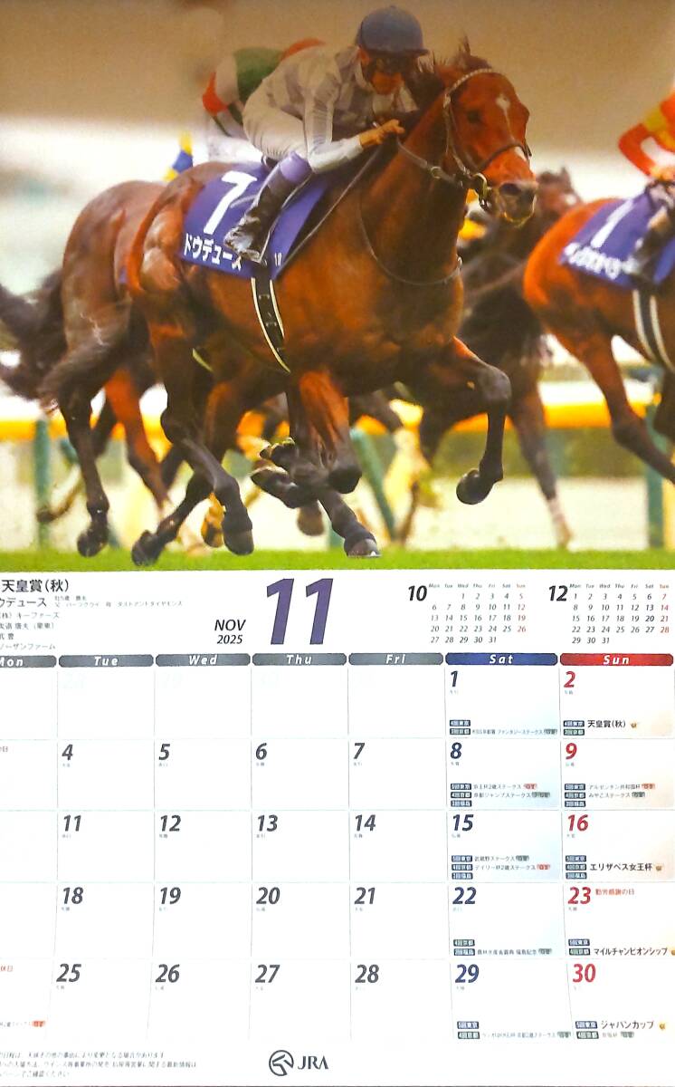 Yahoo!オークション - 2025 JRAカレンダー壁掛け用 2