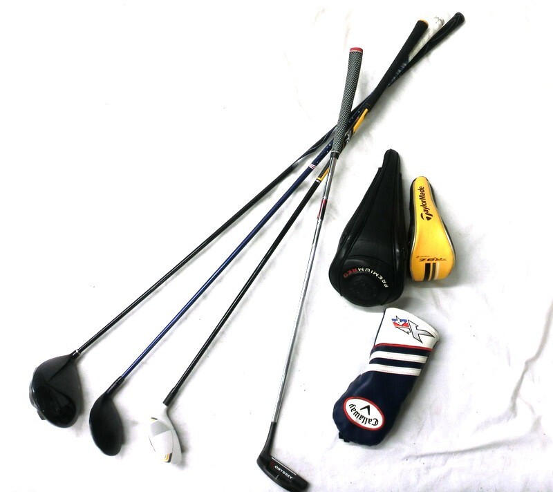 Yahoo!オークション - 1000円スタート ゴルフクラブ 4本まとめ XXIO MP...
