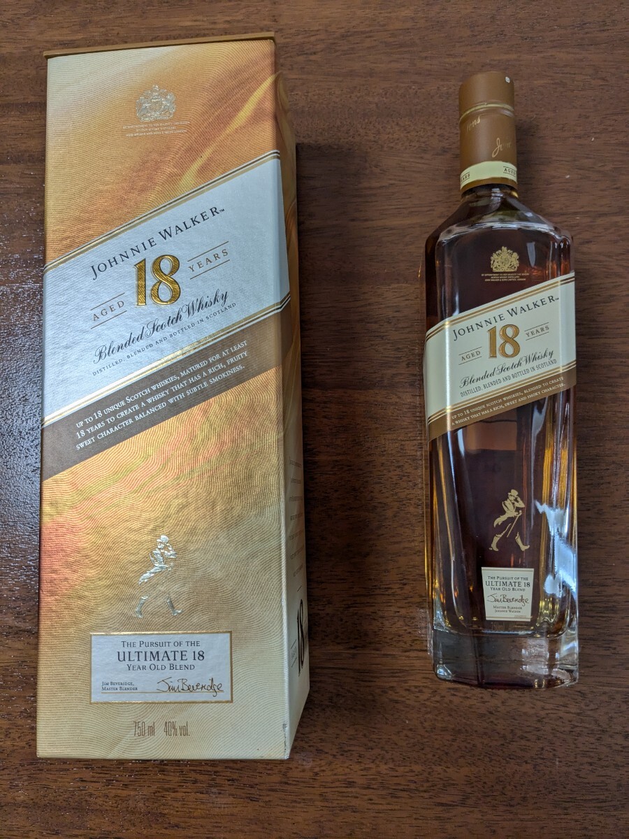 Yahoo!オークション - ジョニーウォーカー 18年 Johnnie Walker age 18...