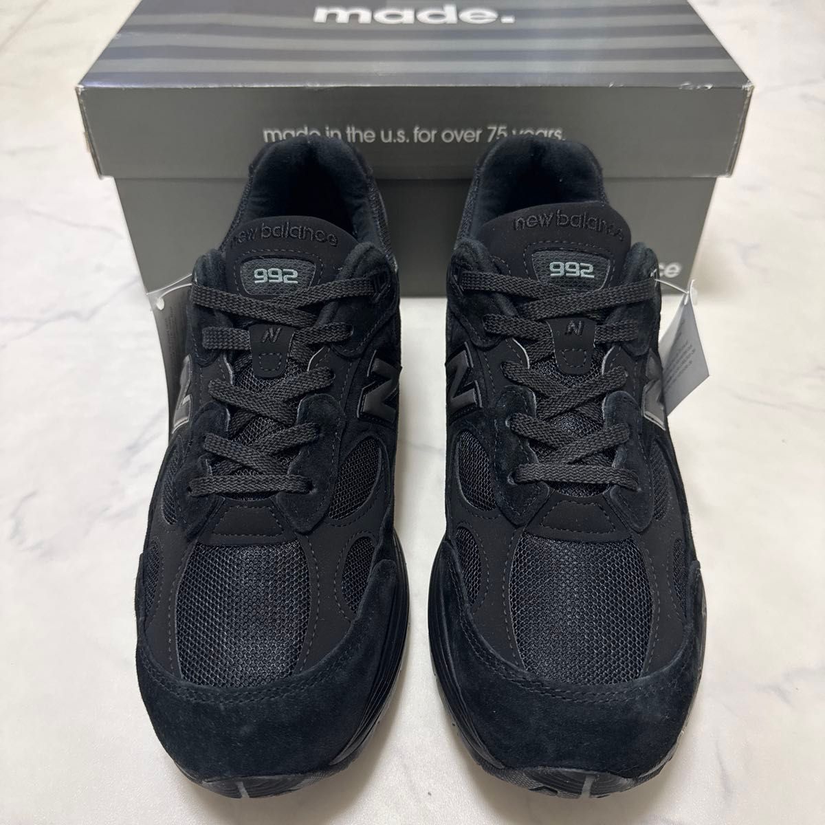 New Balance M992EA スニーカー 10 US トリプルブラック New Balance M992EA スニーカー 10 US トリプルブラック