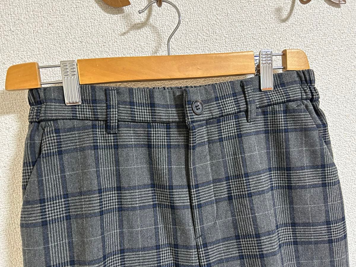 美品 しまむら クロッシー 裏地あったかパンツ チェック柄 美品 しまむら クロッシー 裏地あったかパンツ チェック柄