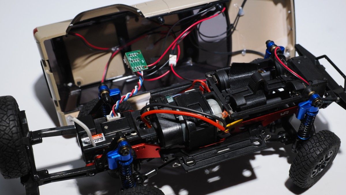 京商ミニッツ4X4 ハイラックス4ランナー ライトアップ シャーシ 京商ミニッツ4X4 ハイラックス4ランナー ライトアップ シャーシ