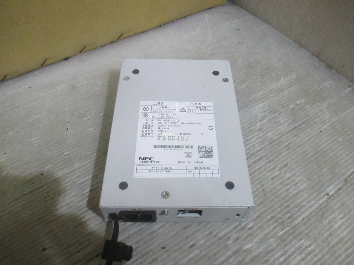 Yahoo!オークション - 「J2-1/FG01/N60419-1」 NEC UNIVERGE IX2105 VP...