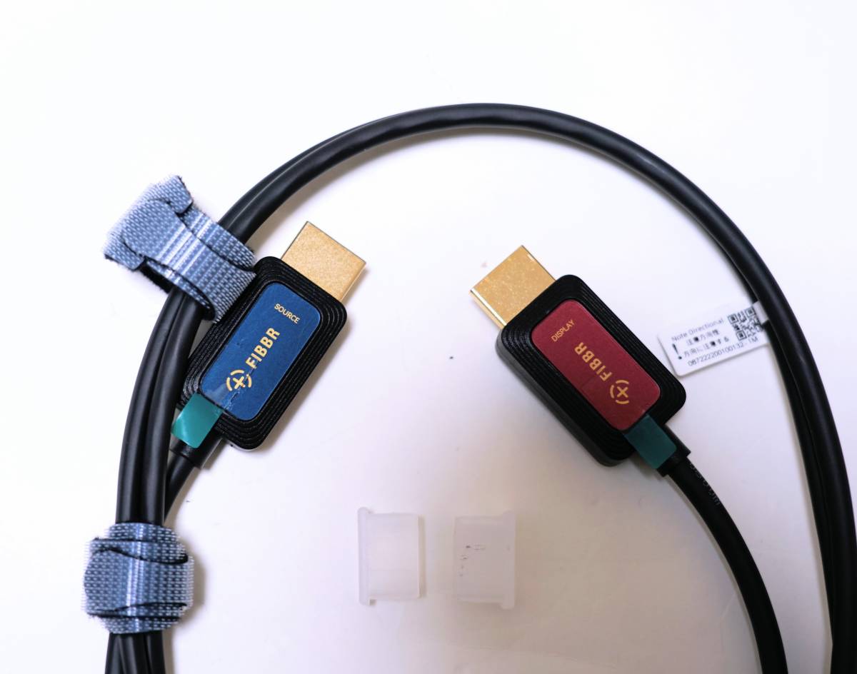 Yahoo!オークション - FIBBR(フィバー) QC100 1m 48Gbps 8K/10K 光ファ...