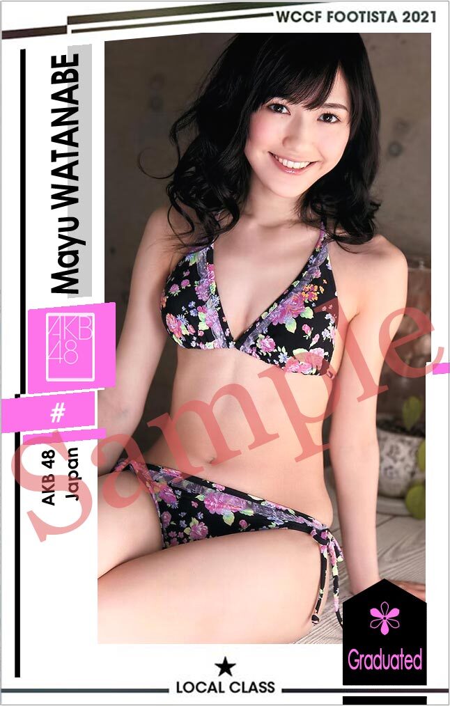 Yahoo!オークション - WCCF1枚＋FOOTISTA AKB 渡辺麻友 2枚セット