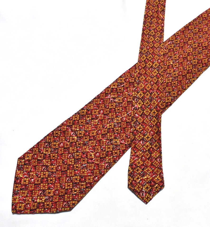 Yahoo!オークション - P090 Brioni ネクタイ パターン柄 3本以上送料...