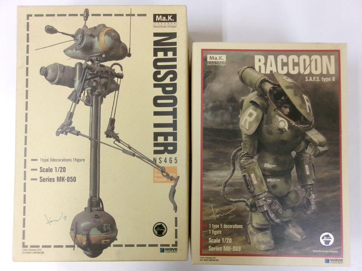 Yahoo!オークション - #s55【梱80】wave 1/20 Ma.k. マシーネンクリー...