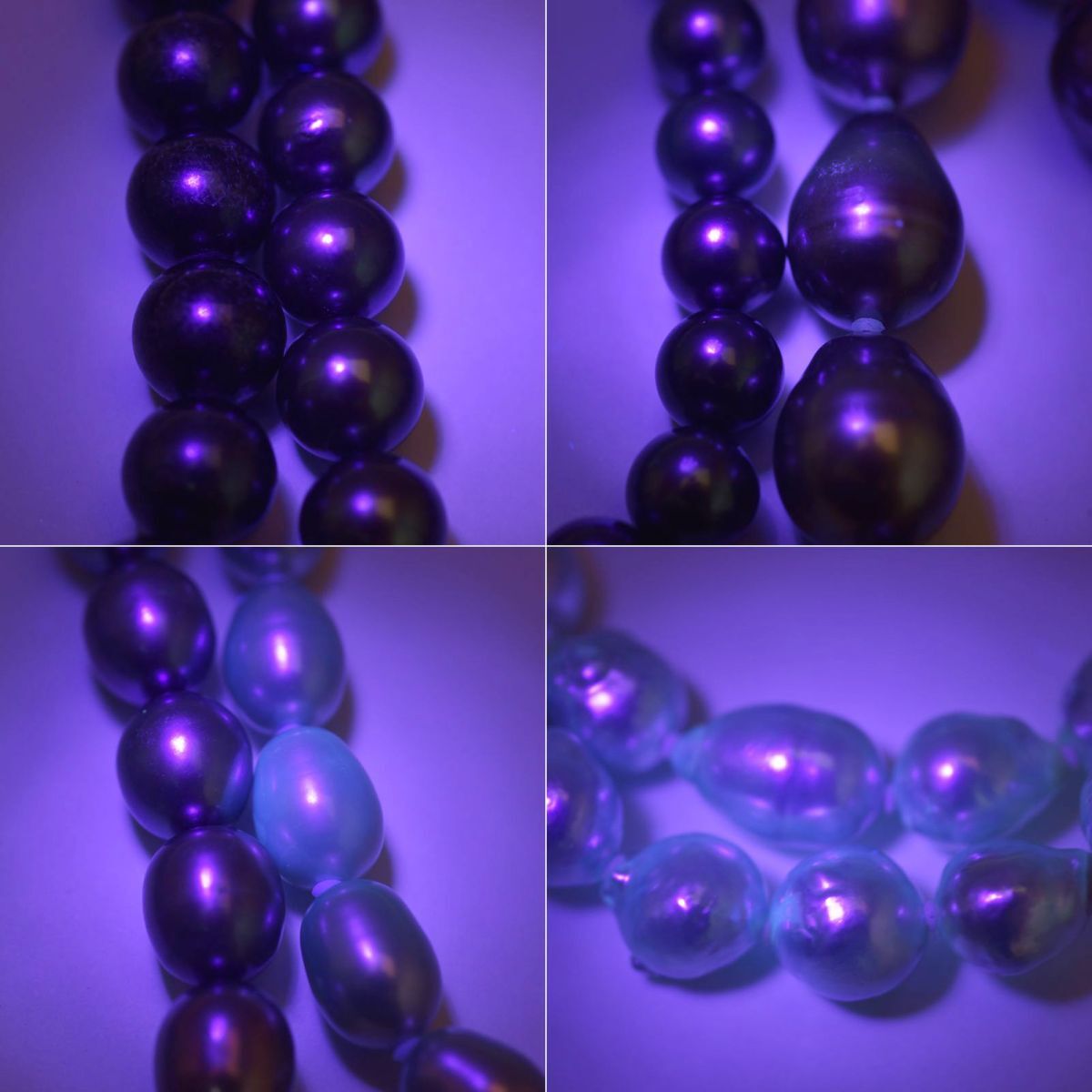 Yahoo!オークション - 極美品 まとめ 本真珠 黒蝶真珠 パールネックレ...