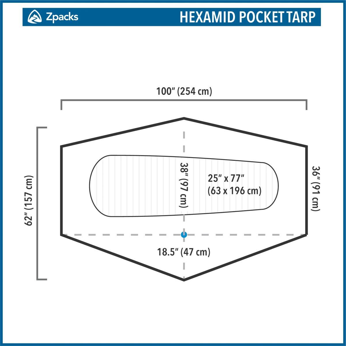2024モデル】Zpacks Hexamid Pocket Tarp Spruce Green Z 2024モデル】Zpacks Hexamid Pocket Tarp Spruce Green Z