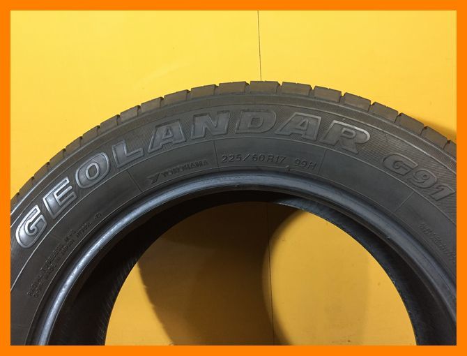 Yahoo!オークション - YOKOHAMA GEOLANDAR G91 225/60R17 1本 2017年...
