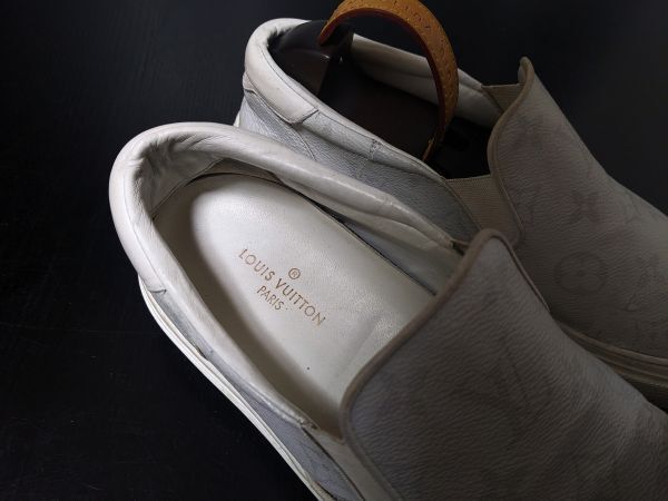 ヴィトン 6.5 LOUIS VUITTON ♯MS1116 モノグラム コンビレザー ヴィトン 6.5 LOUIS VUITTON ♯MS1116 モノグラム コンビレザー