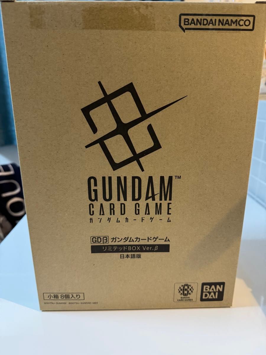 ガンダムカードゲーム リミテッドBOX ver.β 日本語版 未開封カートン ガンダムカードゲーム リミテッドBOX ver.β 日本語版 未開封カートン