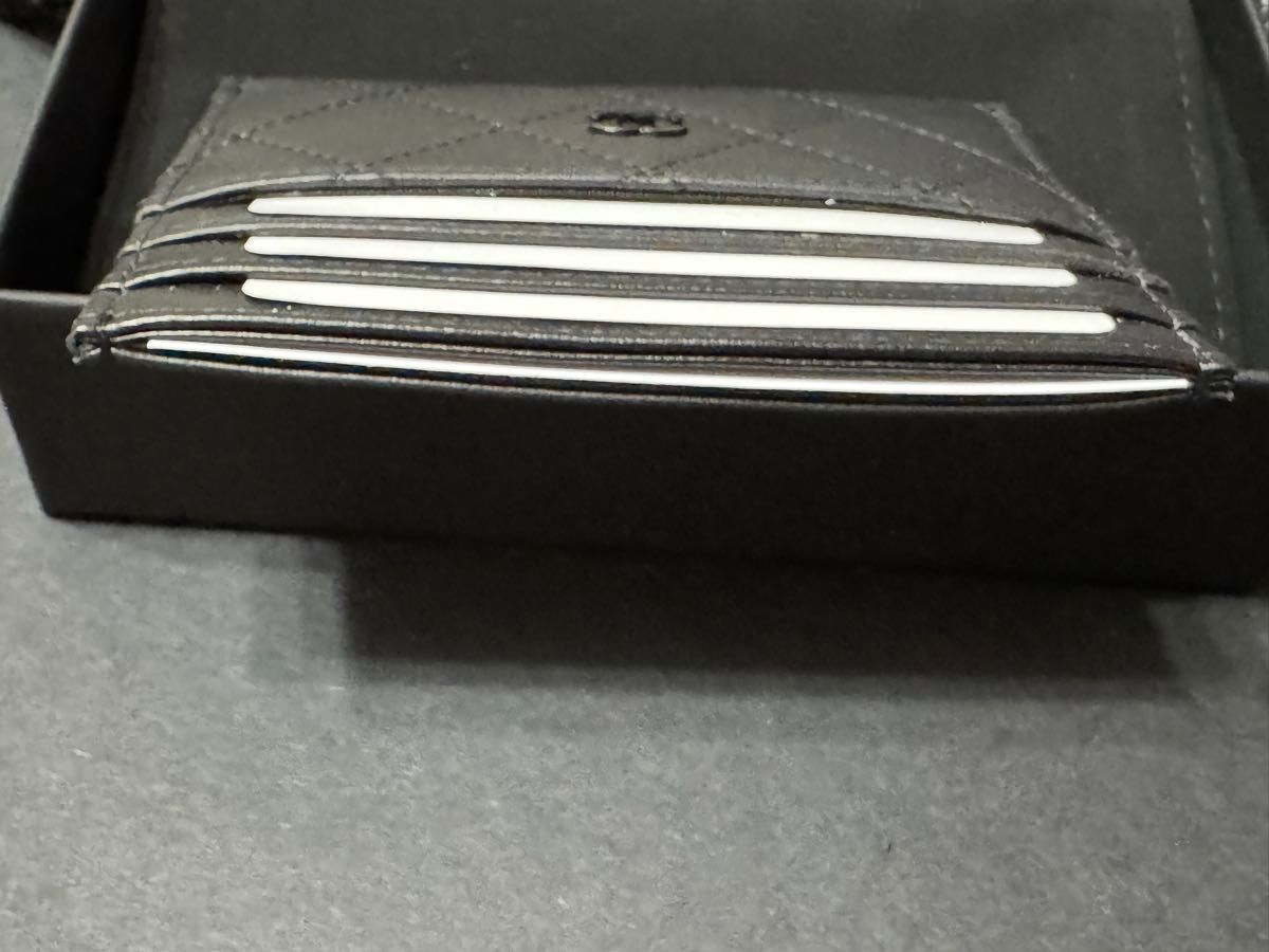 CHANEL シャネル ソーブラック ココマーク カードケース ミニ CHANEL シャネル ソーブラック ココマーク カードケース ミニ