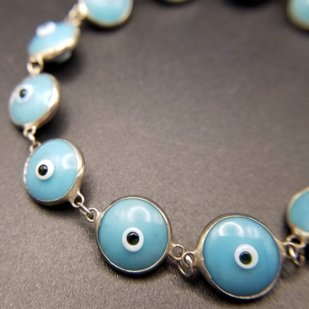 Yahoo!オークション - ナザールの眼 お守り 魔除け 925 シルバー ヴィ...