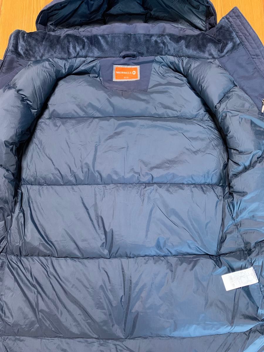 MERRELL】メレルダウンジャケット ダウン 濃紺M/95 M/L良品 MERRELL】メレルダウンジャケット ダウン 濃紺M/95 M/L良品