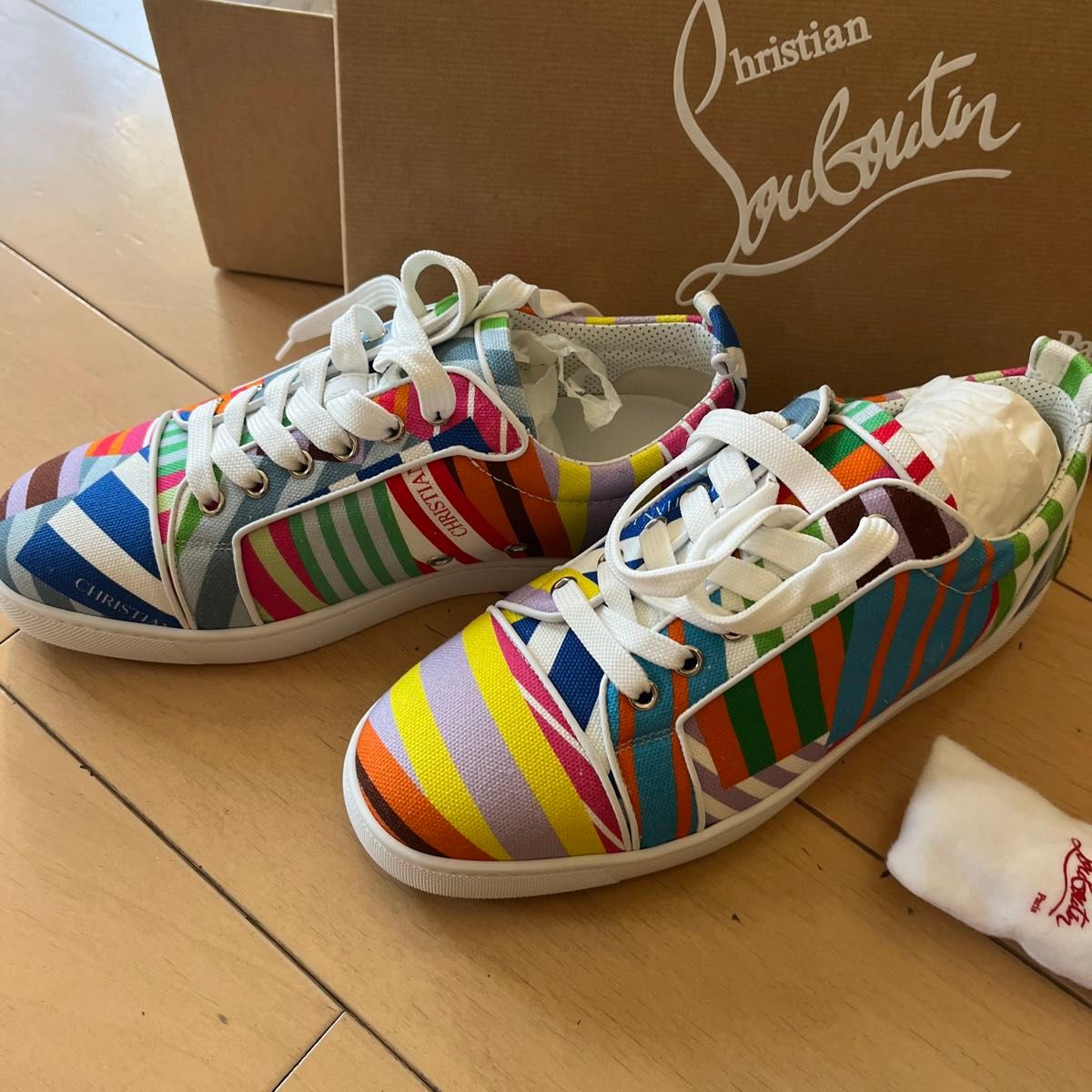 Christian Louboutin マルチカラースニーカー サイズ39 5 Christian Louboutin マルチカラースニーカー サイズ39 5
