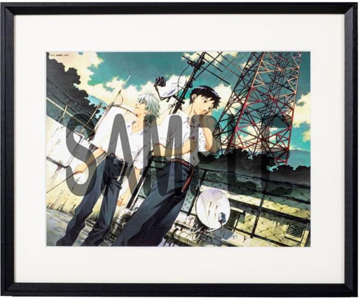 貞本義行「新世紀エヴァンゲリオン」B4複製原画 D 渚カヲル 碇 貞本義行「新世紀エヴァンゲリオン」B4複製原画 D 渚カヲル 碇