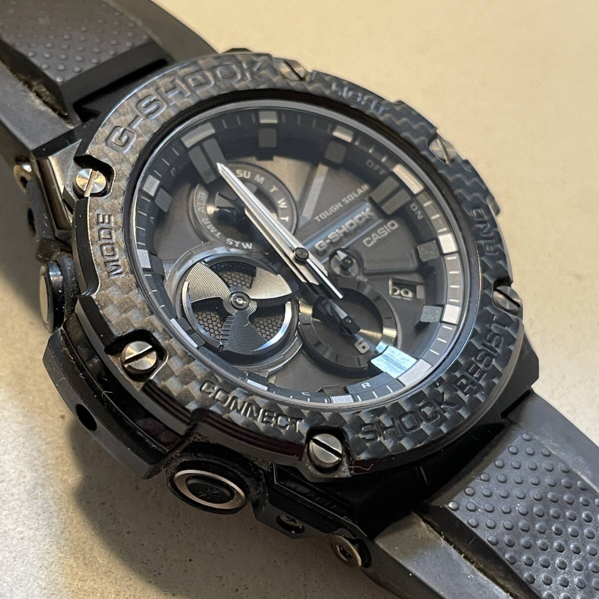 メンズ腕時計 カシオ CASIO G-SHOCK TOUGH SOLAR 5513 GST-B100 不作動品 動作未確認 #351(TOUGH SOLAR)｜売買されたオークション情報 ...