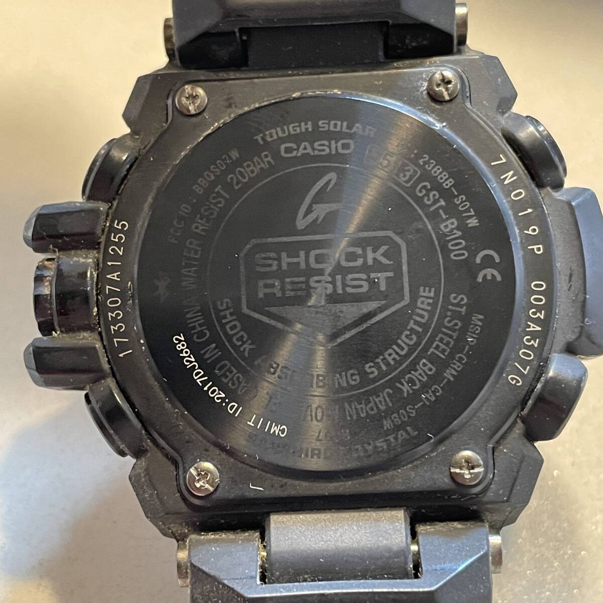 メンズ腕時計 カシオ CASIO G-SHOCK TOUGH SOLAR 5513 GST-B100 不作動品 動作未確認 #351(TOUGH SOLAR)｜売買されたオークション情報 ...