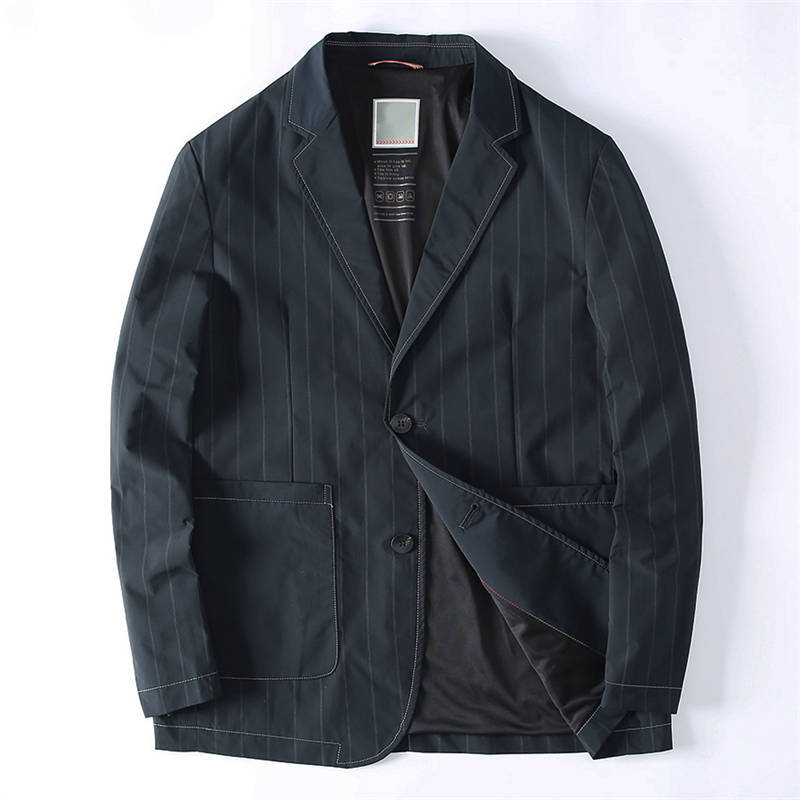 Yahoo!オークション - T0606-2XL/紺色 EU製 新品 メンズ 伸縮性 テーラ...