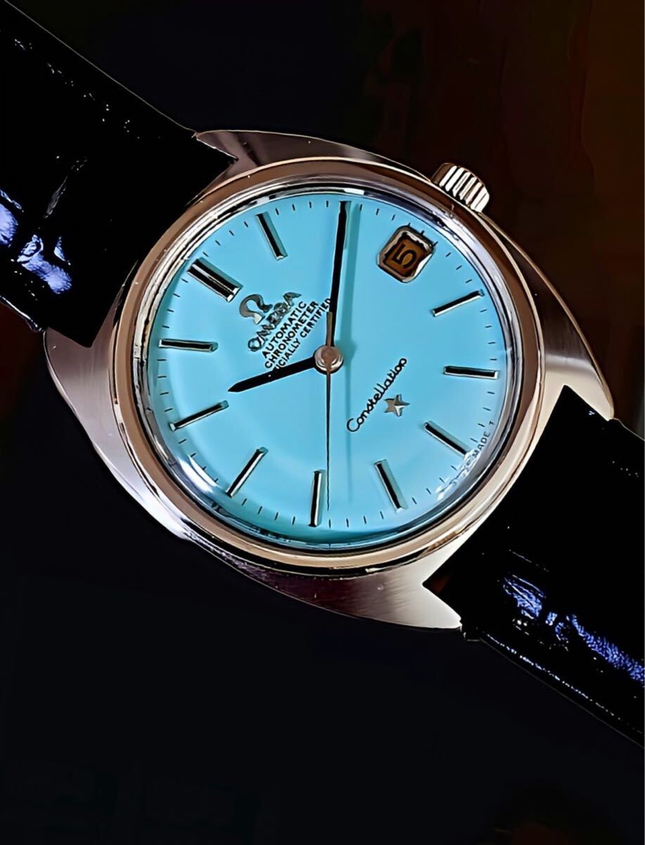 オメガOmega コンステレーション クロノメーター Tiffany 文字盤 オメガOmega コンステレーション クロノメーター Tiffany 文字盤