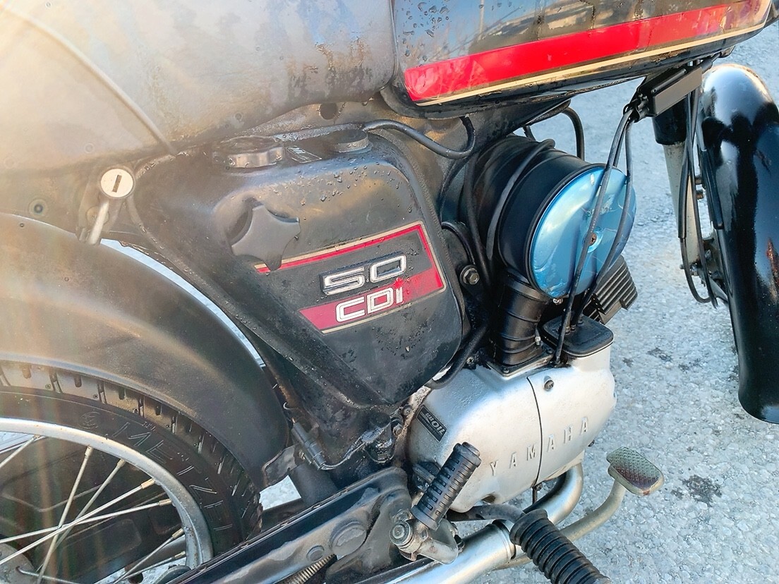 Yahoo!オークション - ジャンク/不動 YAMAHA ヤマハ 原付バイク A-F5B ...